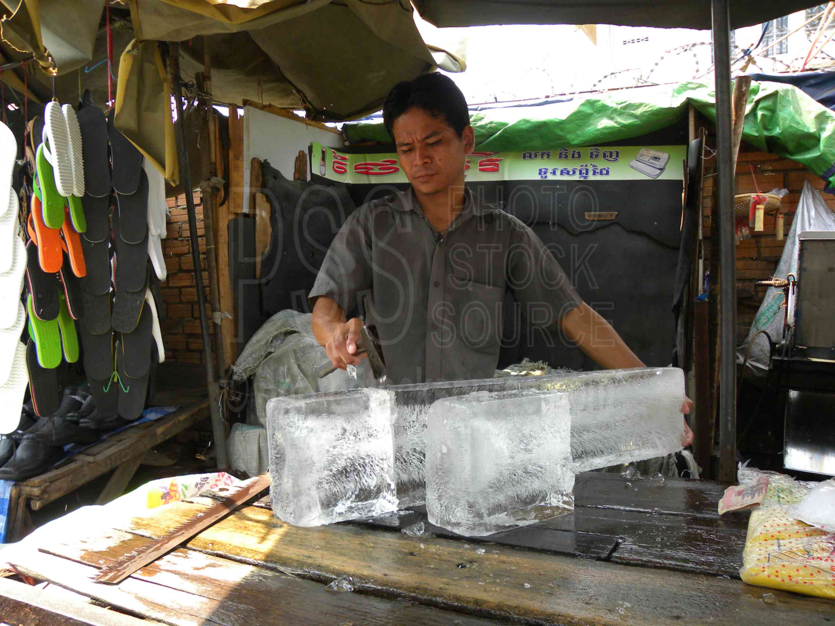 Photo of Ice Seller by Photo Stock Source people, Phnom Penh, Kandal ...