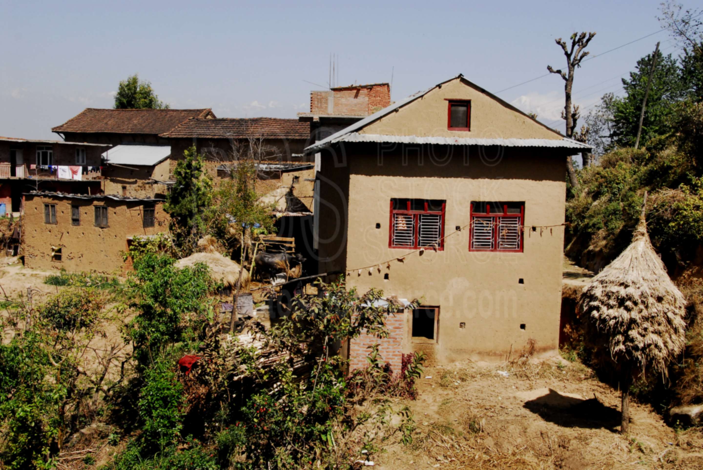 Nepalese Houses Huts Buildings Gallery