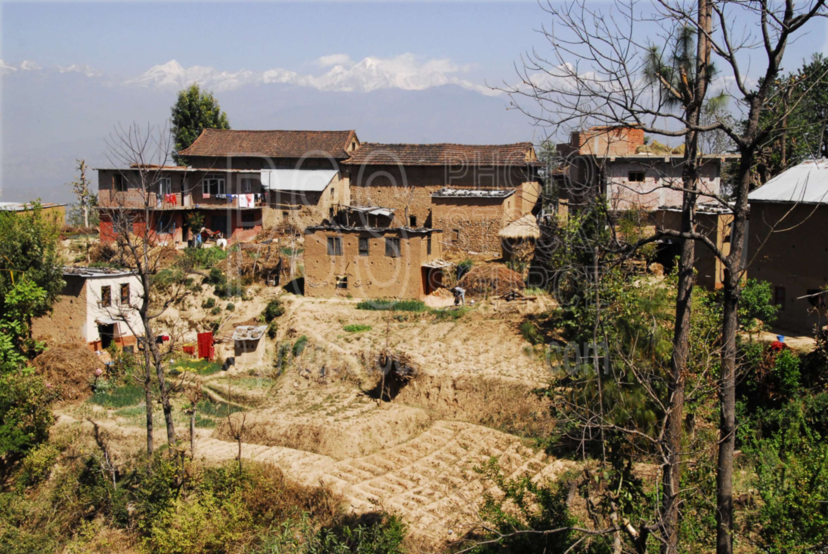 Nepalese Houses Huts Buildings Gallery