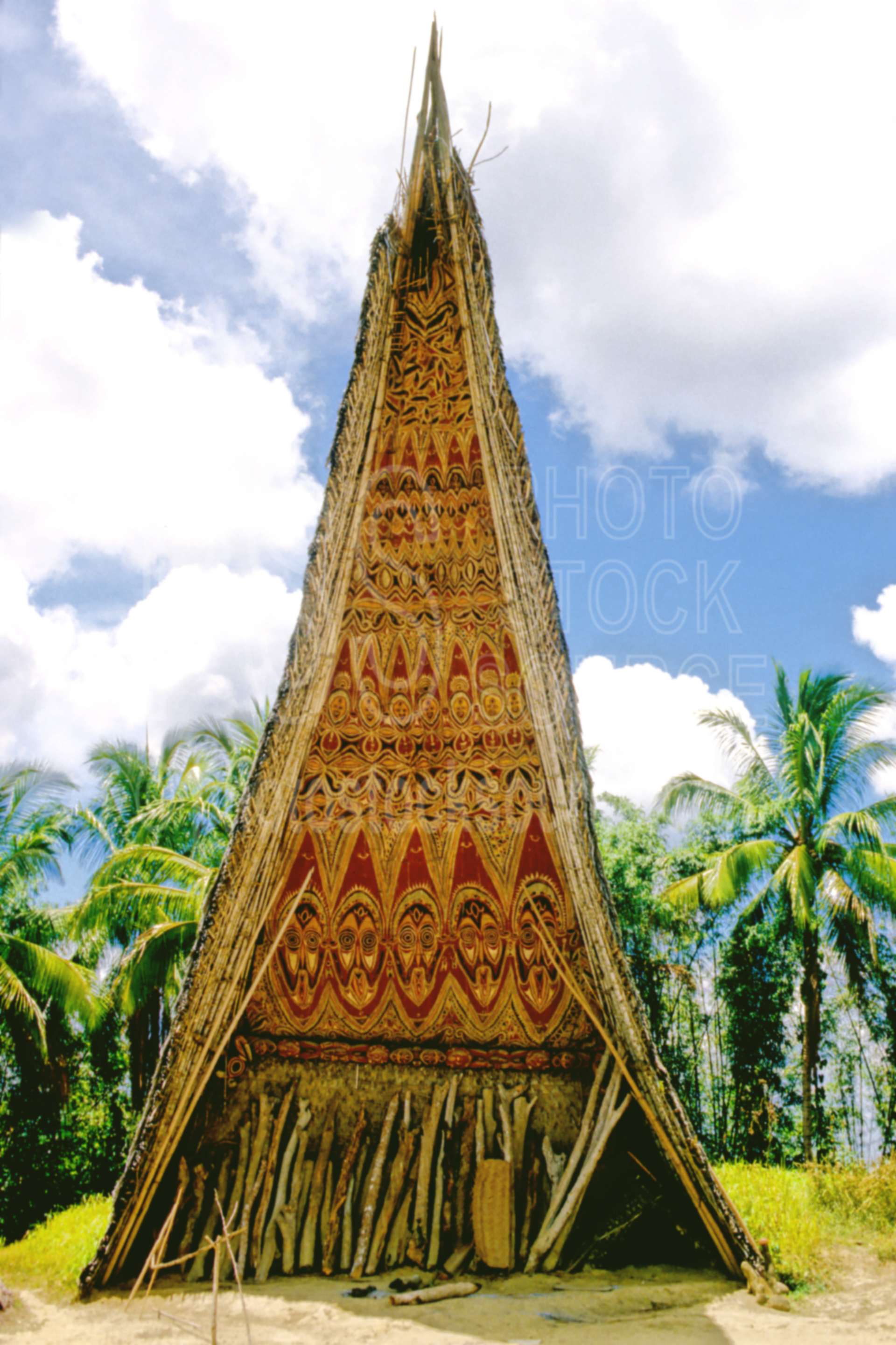 Photo of Haus Tambaran by Photo Stock Source home, Jimbe Village ...